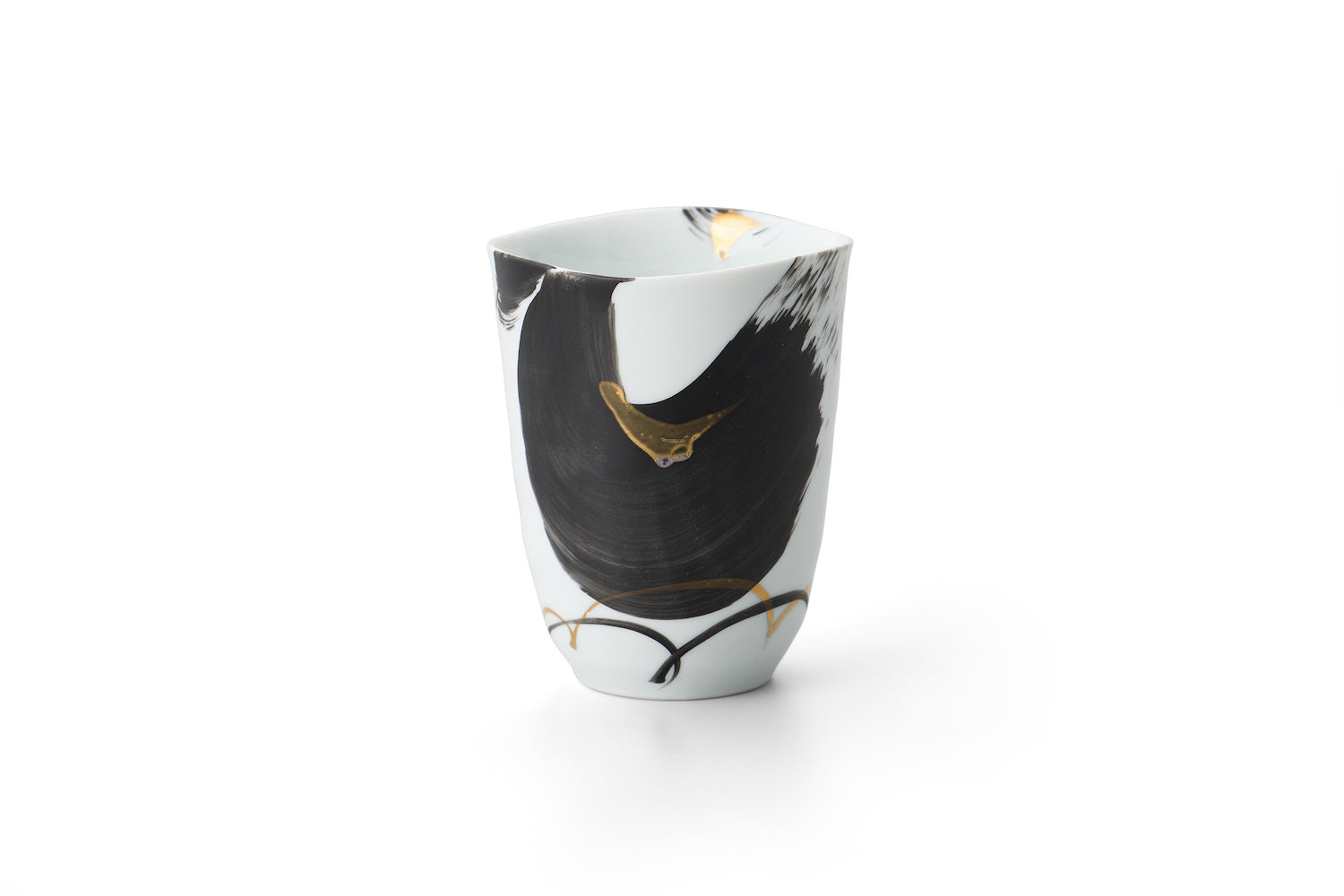 Black brushed deformed juice cup – 日本の酒と器 米八 Yonehachi Japanese Liquors ...